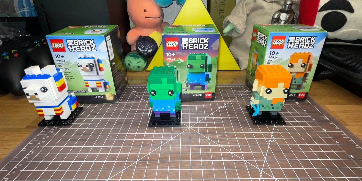 LEGO Minecraft BrickHeadz | Unboxing, Build & Review — Poggers