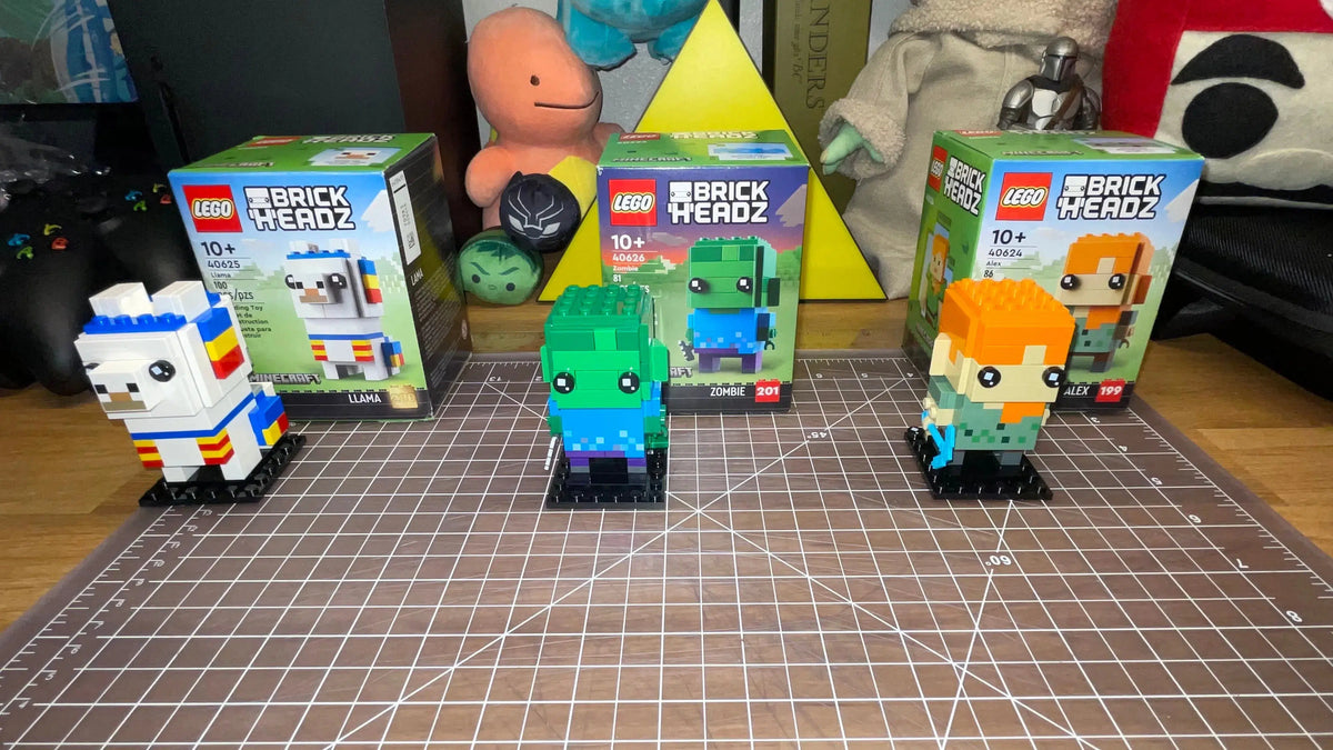 LEGO Minecraft BrickHeadz | Unboxing, Build & Review — Poggers