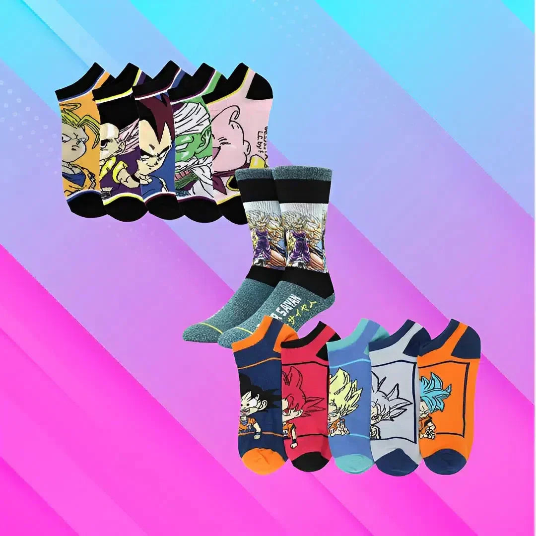 Buy Dragon Ball Socks | Crew Socks, Ankle Socks of DBZ & DBS — Poggers