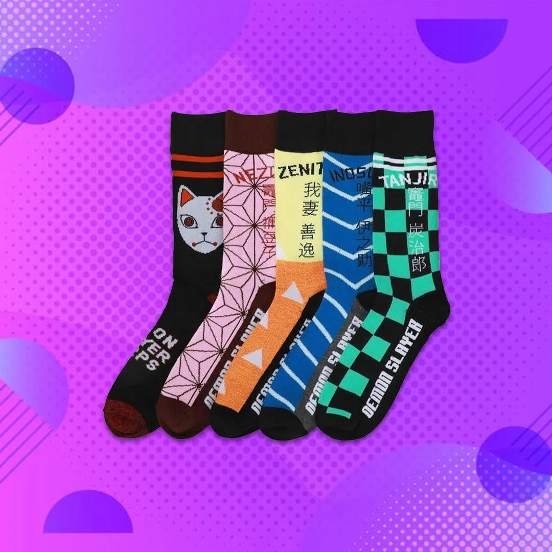 Buy Demon Slayer Socks | Shop Trendy Clothing, Merch & More! — Poggers