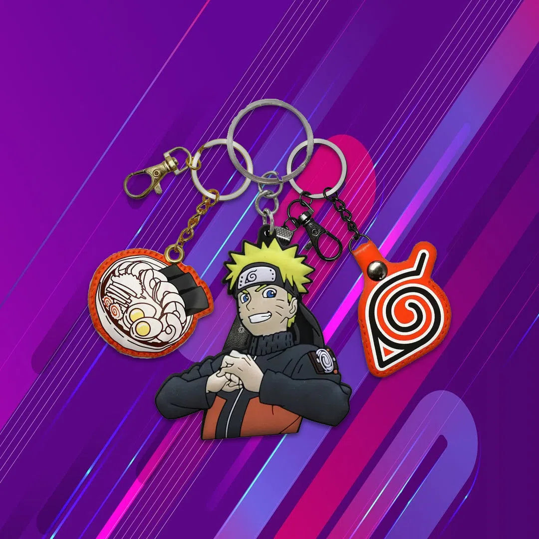 Buy Naruto Keychains & Keyrings | Hidden Leaf Keychain & More! — Poggers