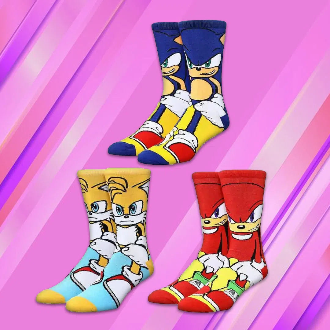 Buy Sonic The Hedgehog Socks | Character Crew Socks & More! — Poggers