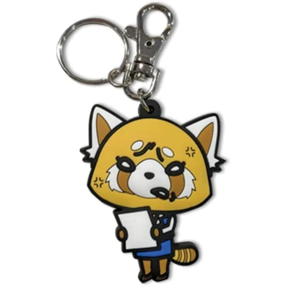 Aggretsuko - Irritated Retsuko Keychain - Great Eastern - PVC — Poggers