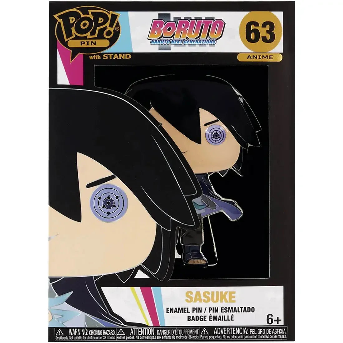 Boruto - Adult Sasuke Uchiha Enamel Pin - Funko Pop! (63) — Poggers