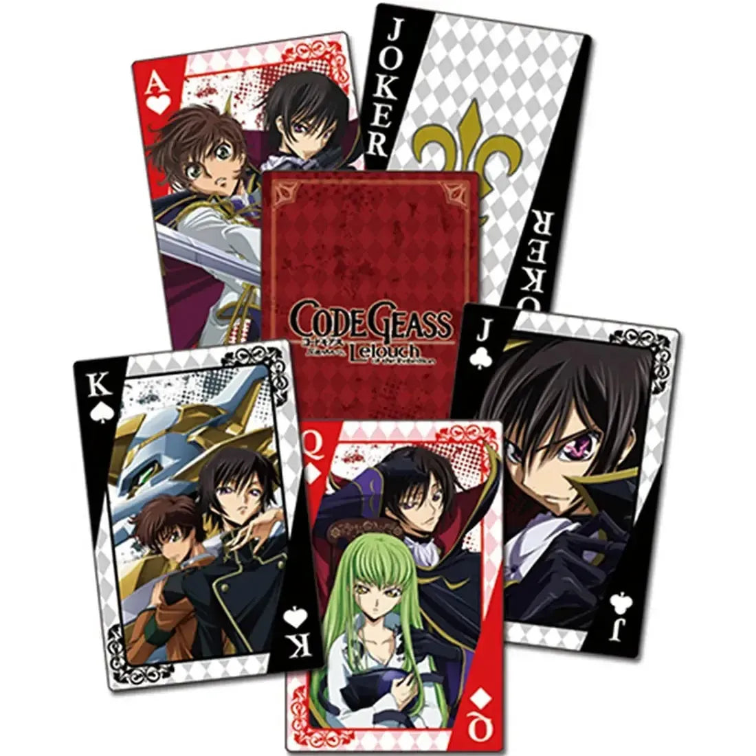 Code Geass Season 1 Characters Standard Playing Cards by GEE — Poggers