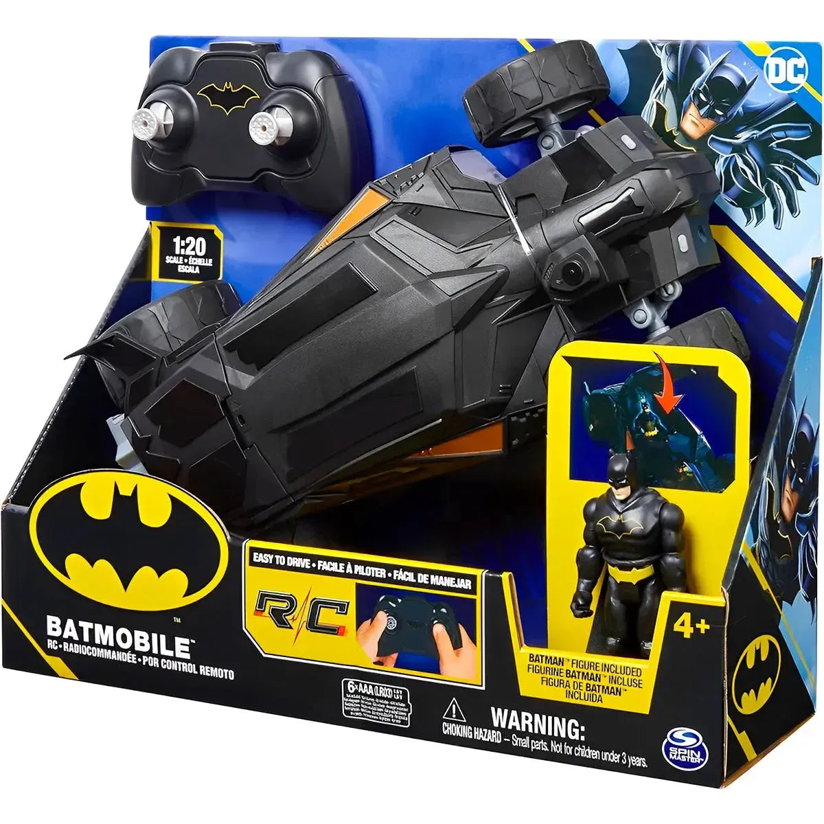 DC Comics [ Batman ] - The Batmobile RC Car by Spin Master — Poggers