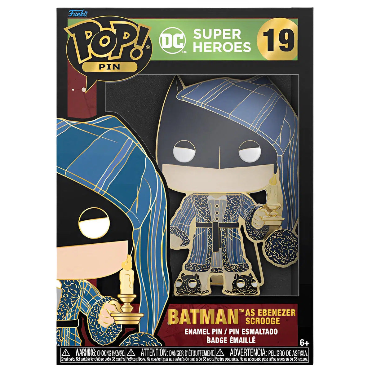 DC Comics - Batman as Ebenezer Scrooge Pin Badge (#19, Enamel) - Funko ...
