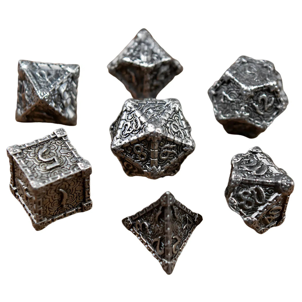 Dagger of Venom Dice Set (7 Dice, Polyhedral, Metal) - Game Master Dic — Poggers