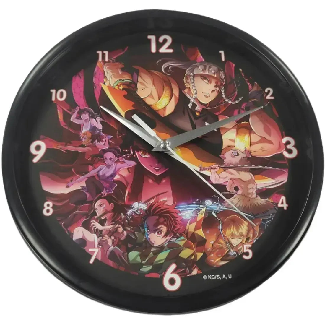 Demon Slayer vs. Daki Entertainment District Wall Clock 9.4” — Poggers