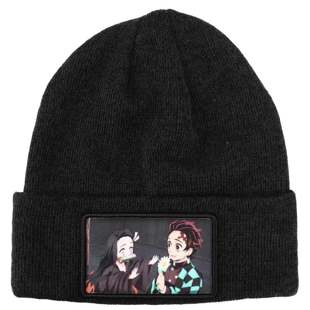 Demon Slayer - Tanjiro & Nezuko Patch Beanie Hat (Sublimated) - Biowor ...