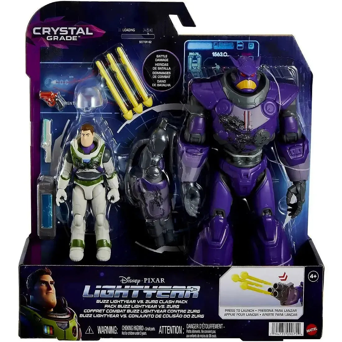 [Disney x Pixar] Buzz Lightyear vs Zurg Figure Clash Mattel — Poggers