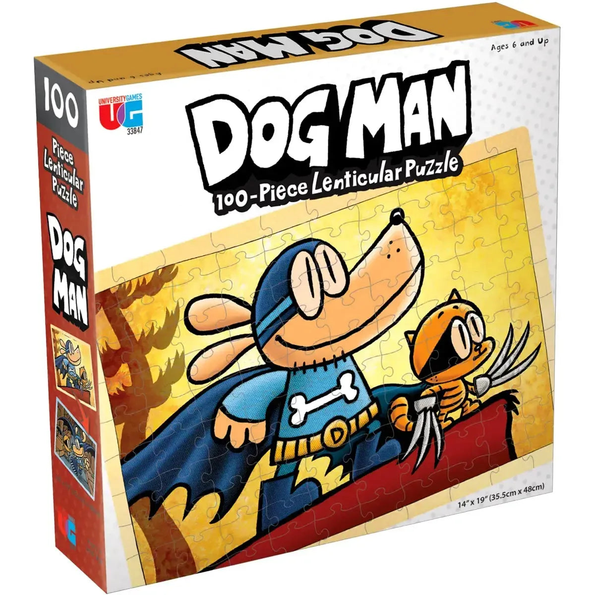 Dog Man & Li'l Petey Puzzle (100 Pieces) - University Games — Poggers