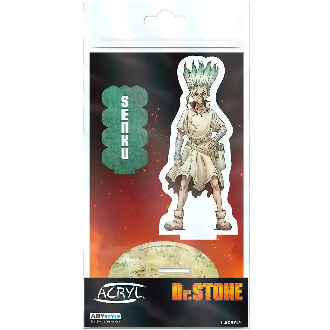 Dr. Stone Senku (4.25") Acrylic Standee Figure by ABYstyle — Poggers