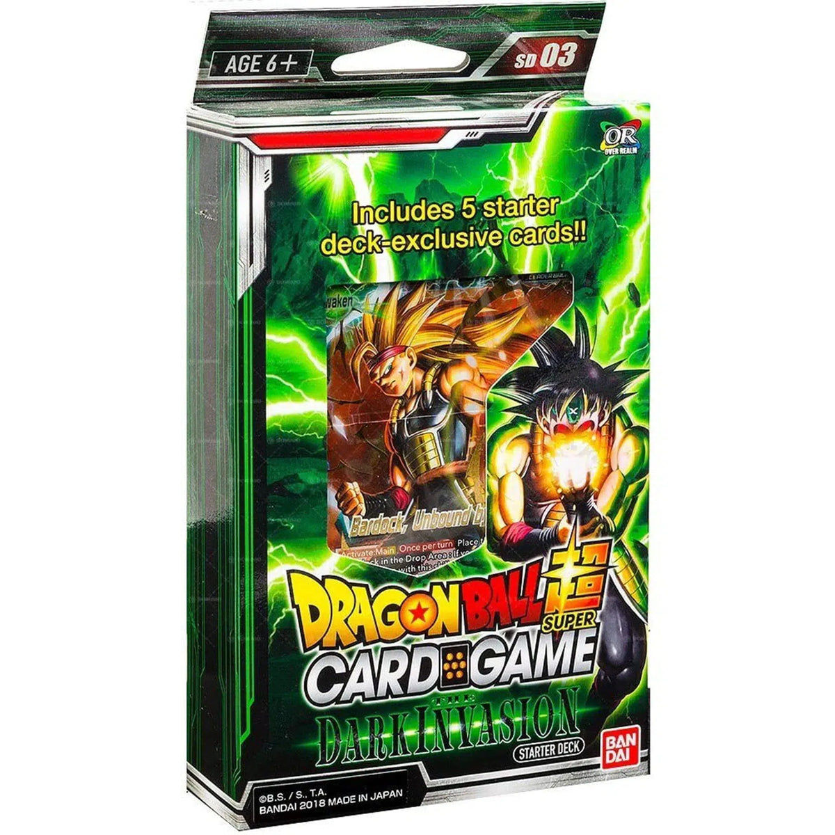 Dragon Ball Super Card Game - Dark Invasion Starter Deck (Bardock) - B ...