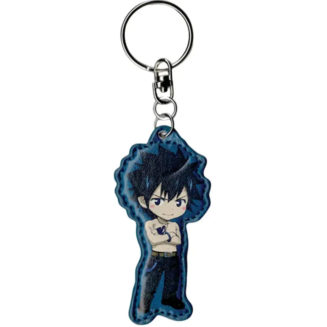 Fairy Tail S2: Chibi Gray Fullbuster Keychain 3.25" Great EE — Poggers