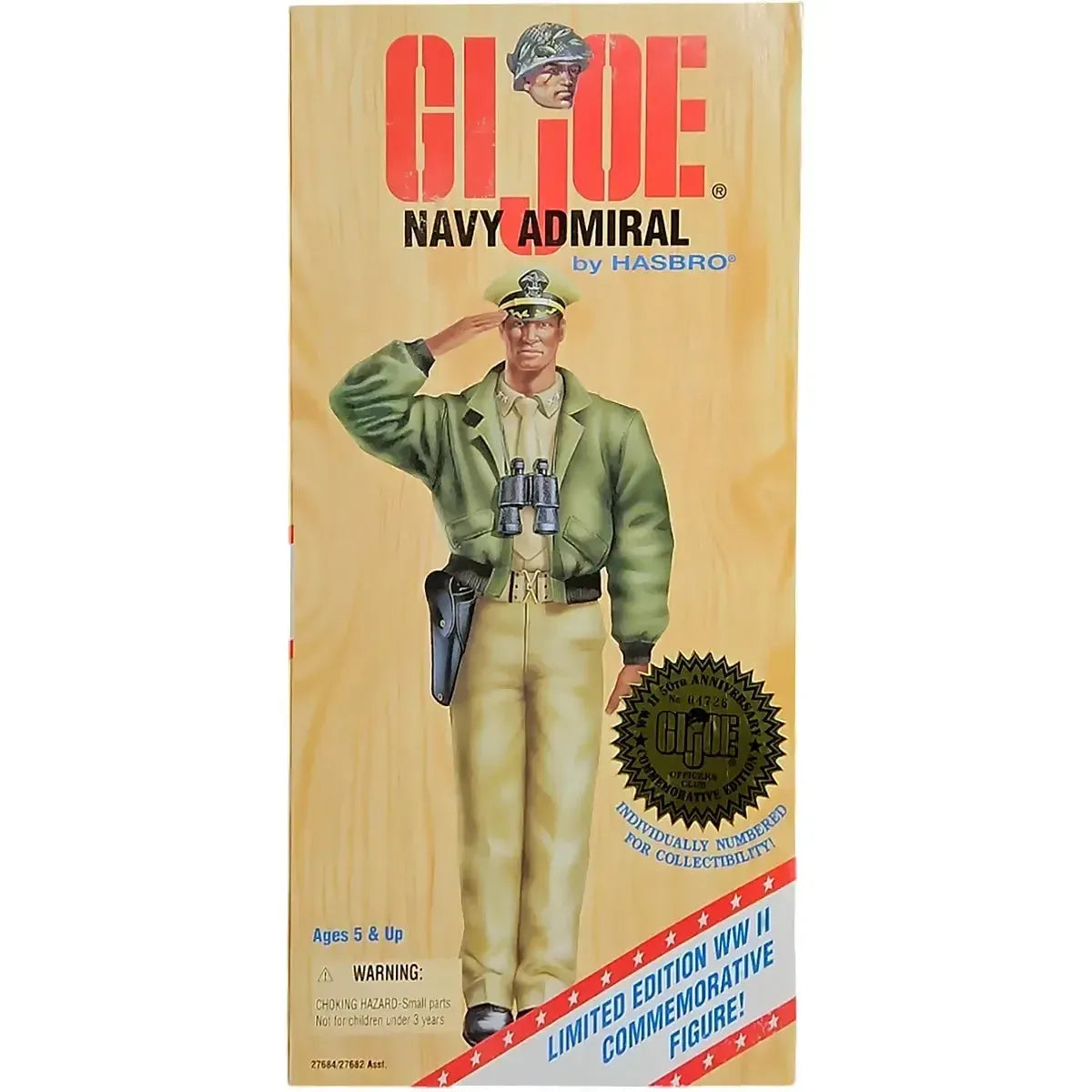 G.I. Joe - Navy Admiral Figure (12") - Hasbro - WWII (1996) — Poggers