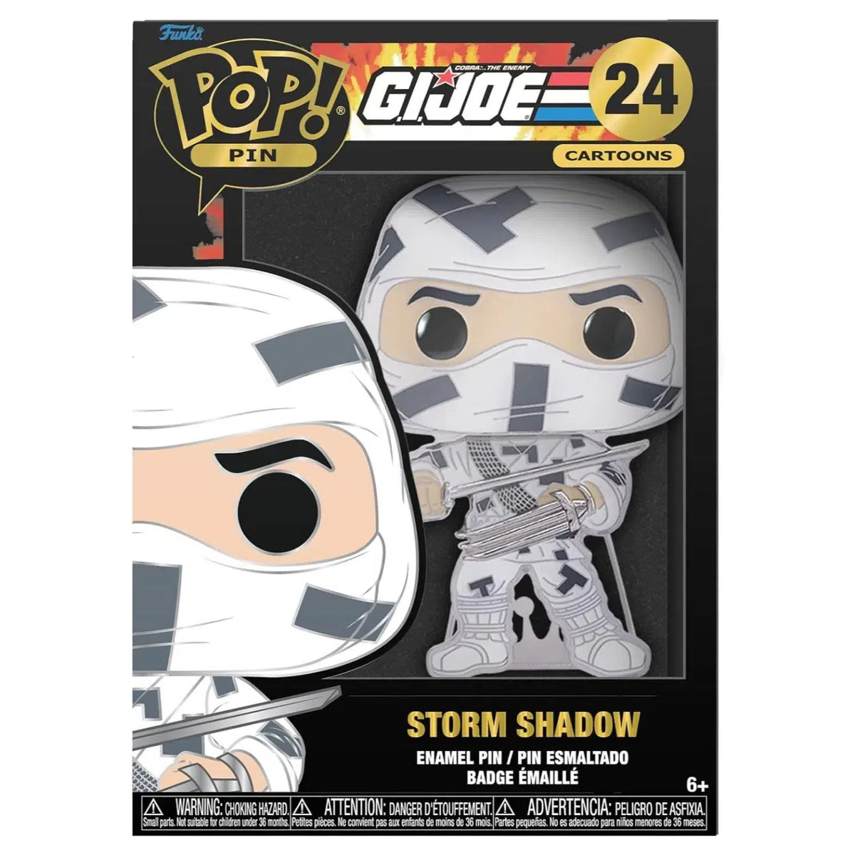 G.I. Joe - Storm Shadow Pin Badge (#24, Enamel) - Funko - Pop! Cartoon ...