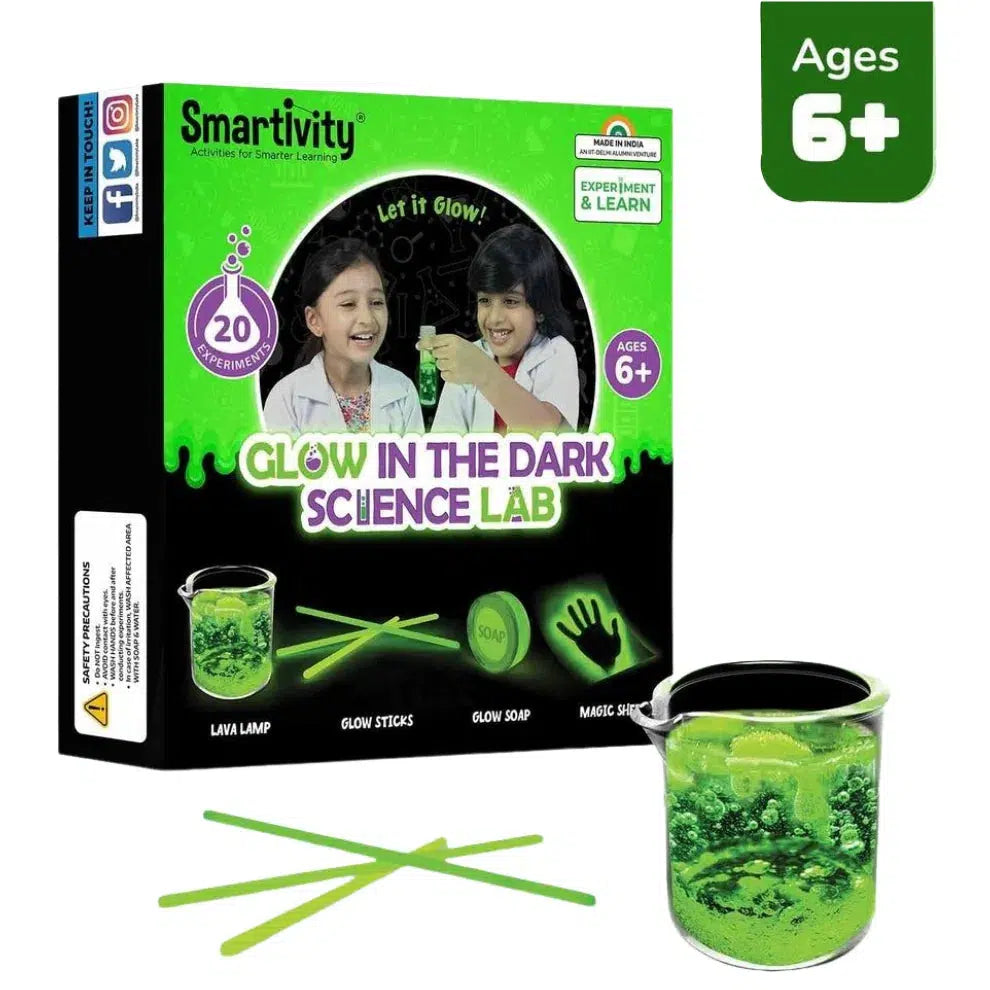 Glow in the Dark Science Lab - STEM Science Experiment Educational Toy ...
