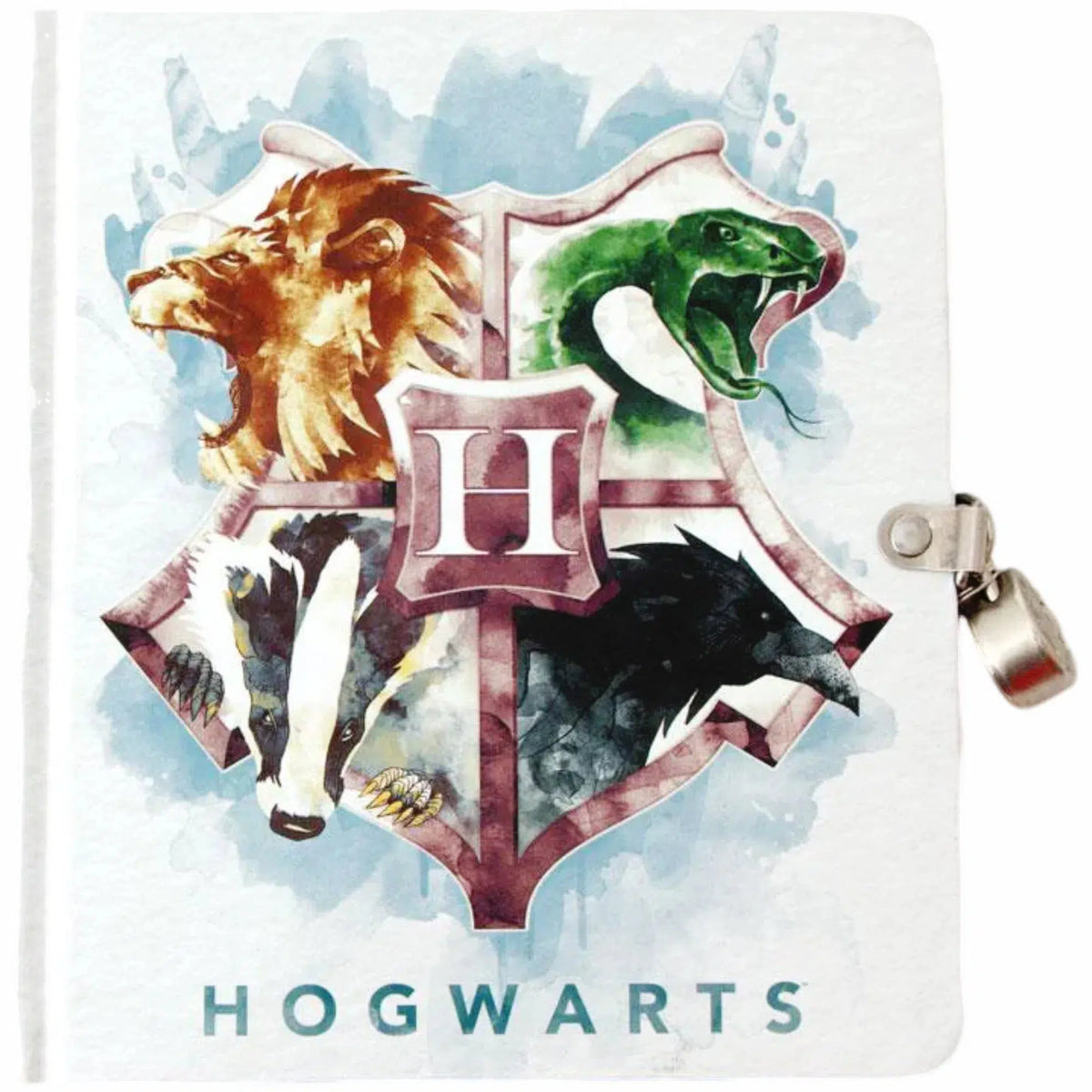 Harry Potter - Hogwarts Crest Locking Diary Notebook - Paperhouse Prod ...