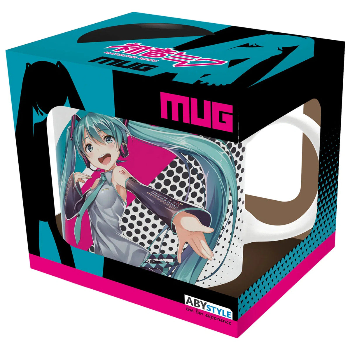 Hatsune Miku - Logo Mug (Ceramic, 11 oz.) - ABYStyle — Poggers