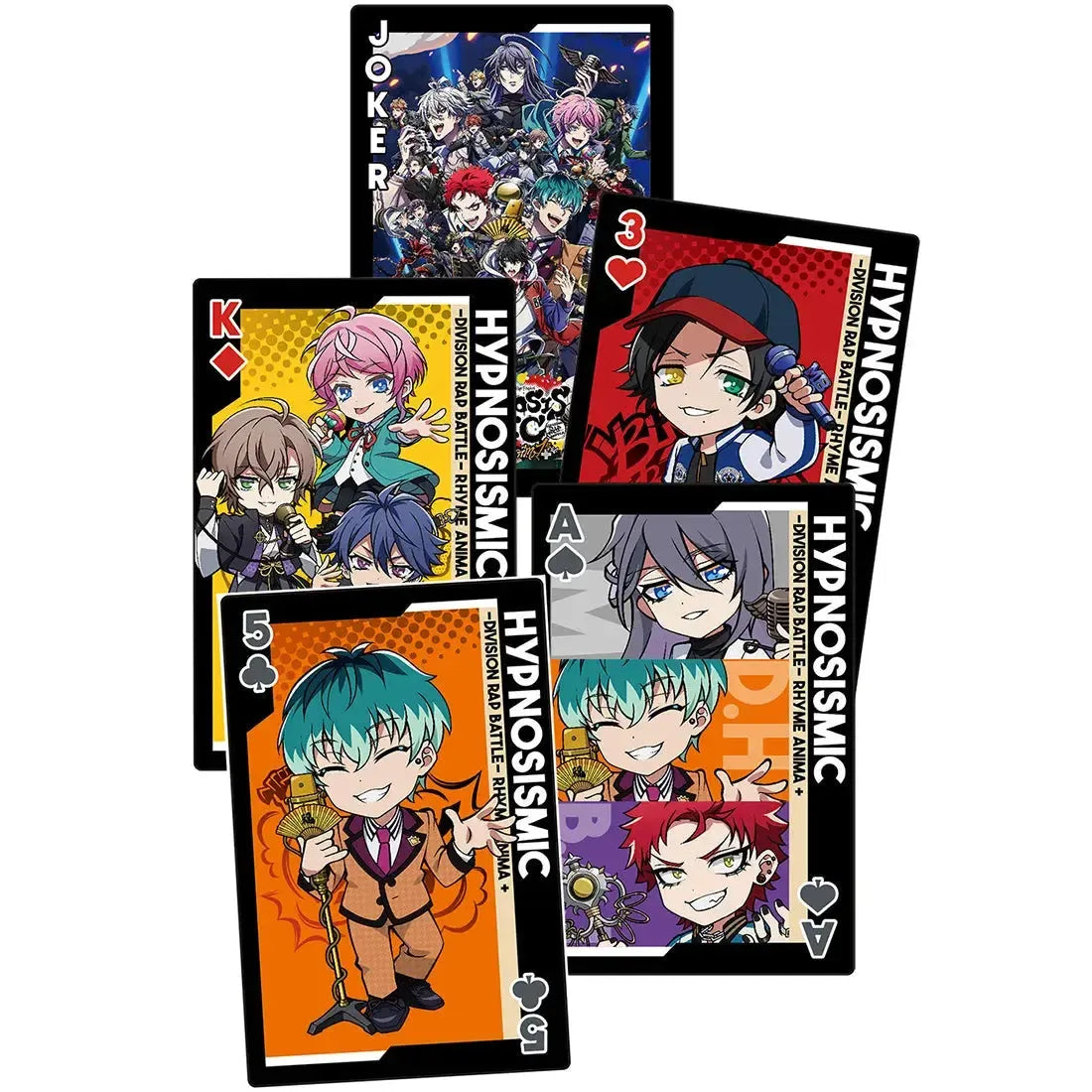 Hypnosis Mic S2 Chibi Character Standard Playing Cards Deck — Poggers