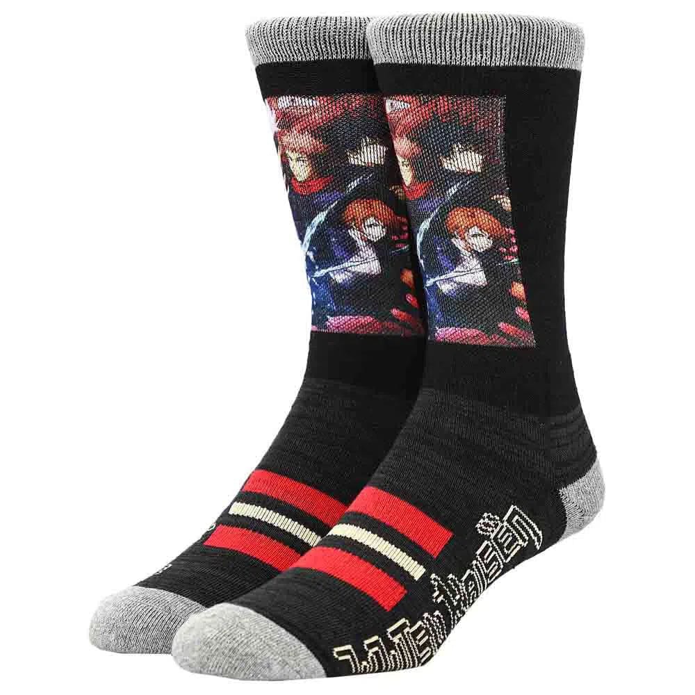 Jujutsu Kaisen - Main Characters Crew Socks (Sublimated) - Bioworld ...