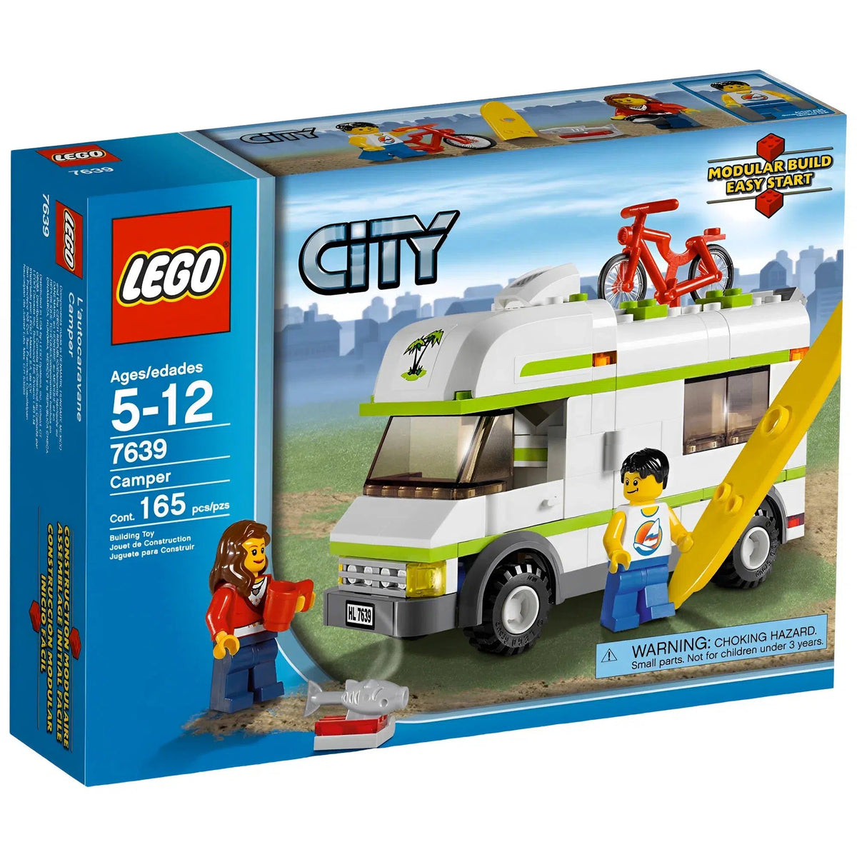 LEGO [City] - Camper Building Set - Great Outdoors Series (7639) — Poggers