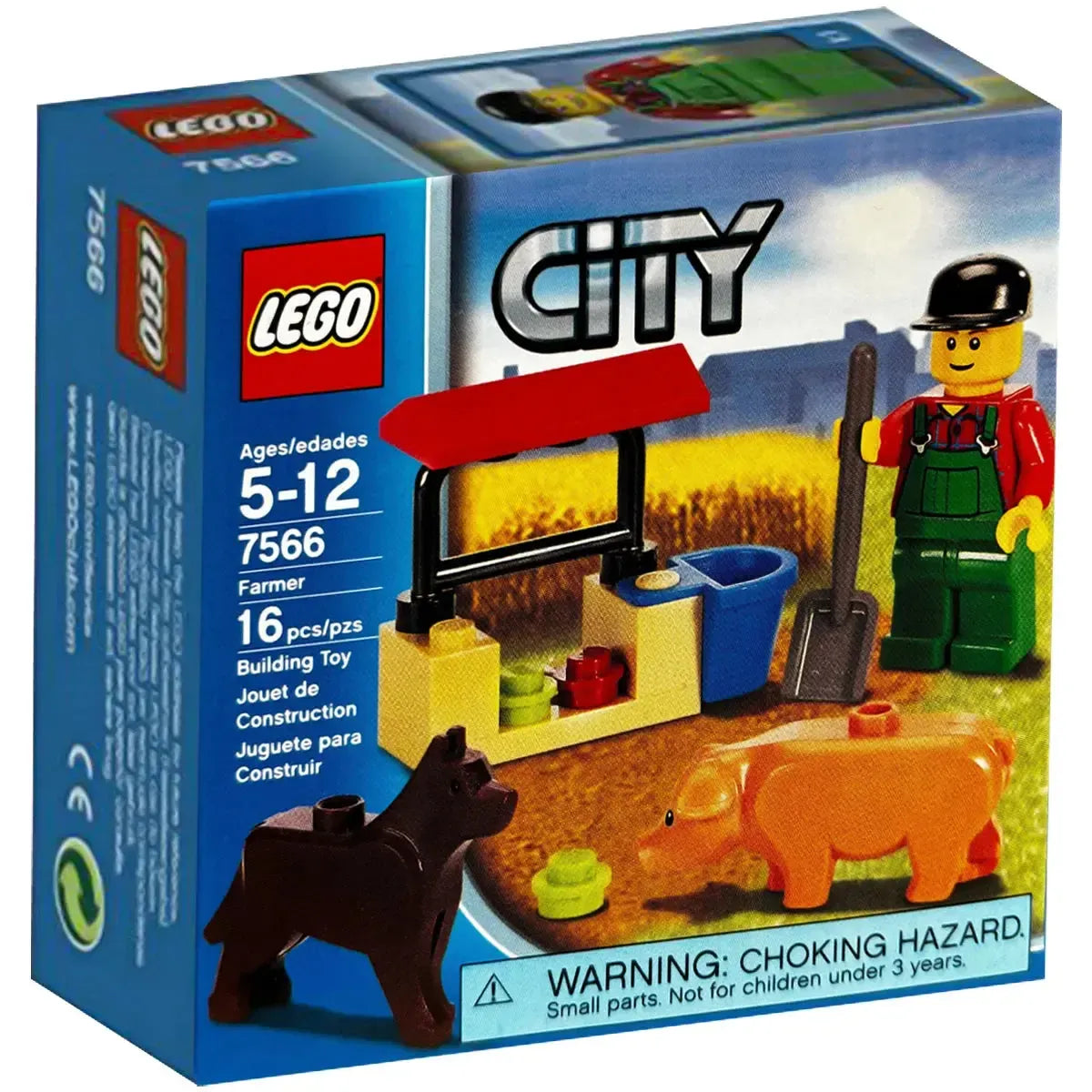 LEGO [City] - Farmer Building Set - Farm Series (7566) — Poggers