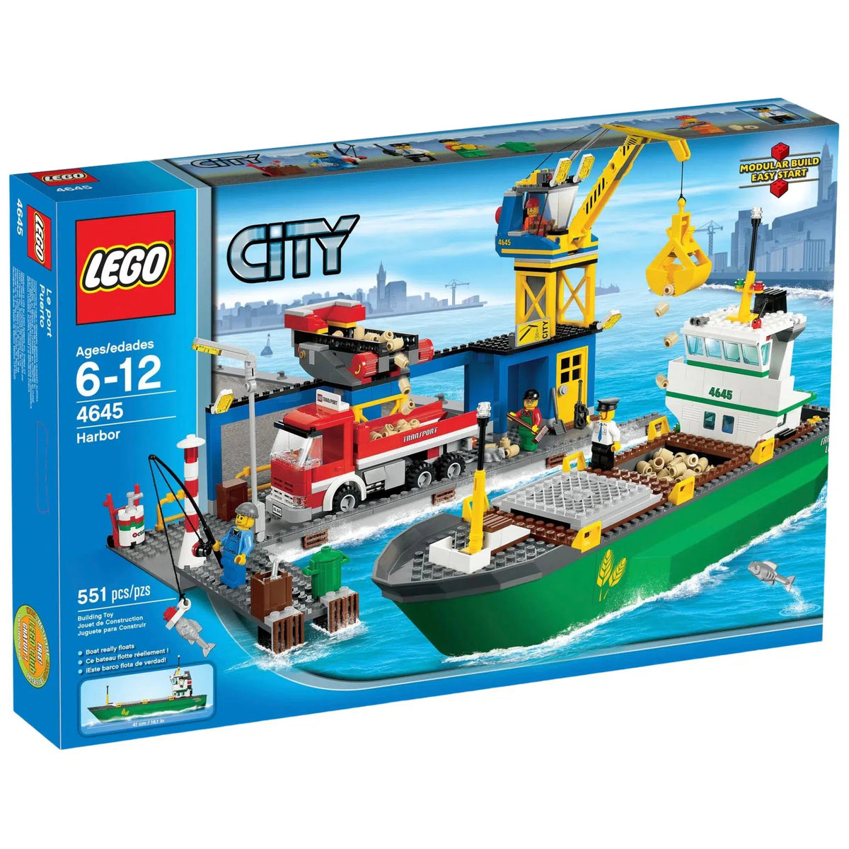LEGO [City] - Harbour Building Set - Harbour Series (4645) — Poggers