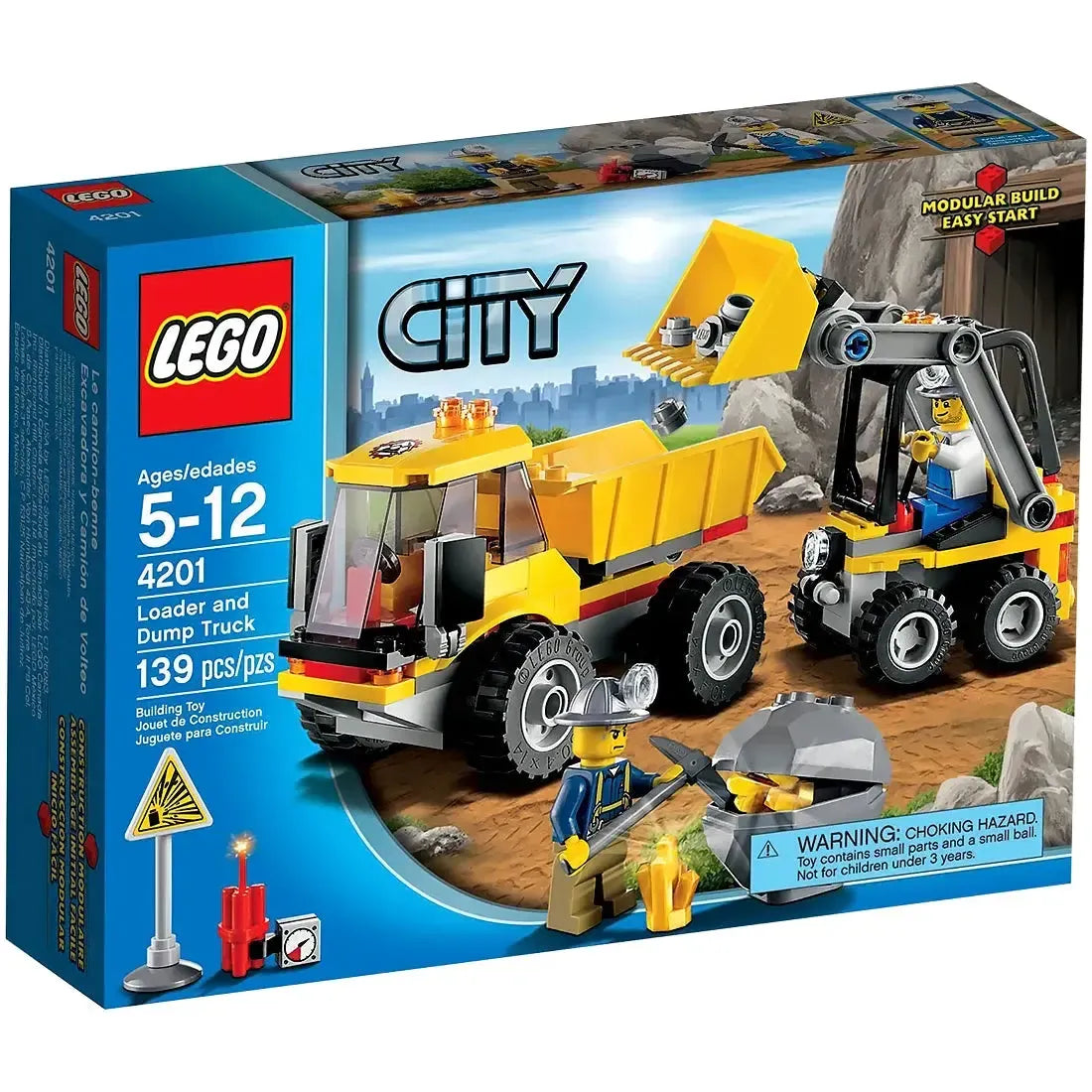 LEGO [City] - Loader and Tipper Set - Mining Series (4201) — Poggers