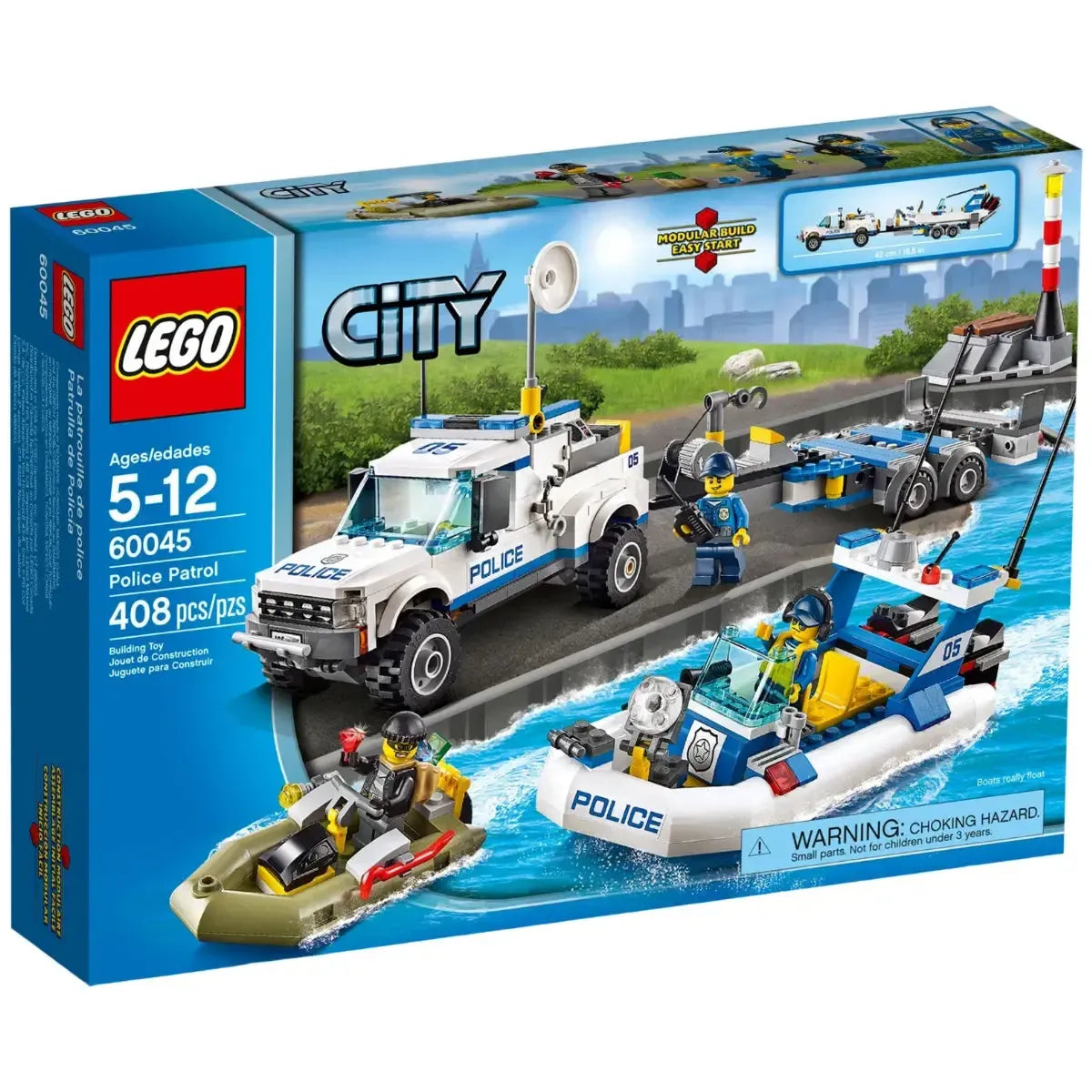 LEGO City: Police Patrol Building Set - Police Series 60045 — Poggers