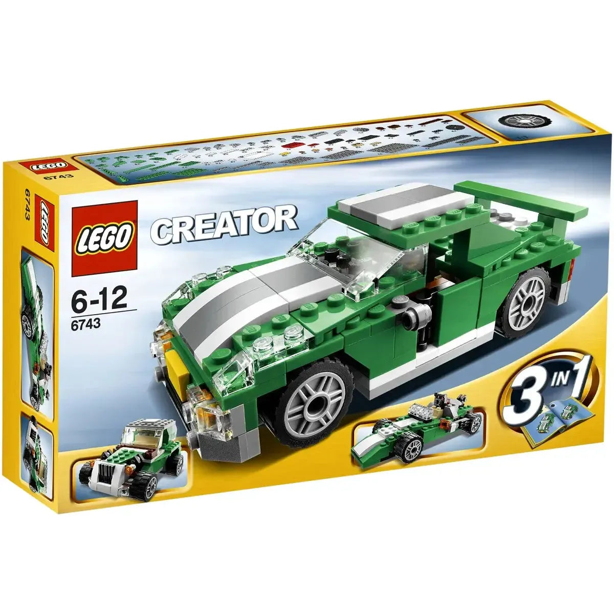 LEGO [Creator] - Street Speeder Building Set - 3 in 1 (6743) — Poggers