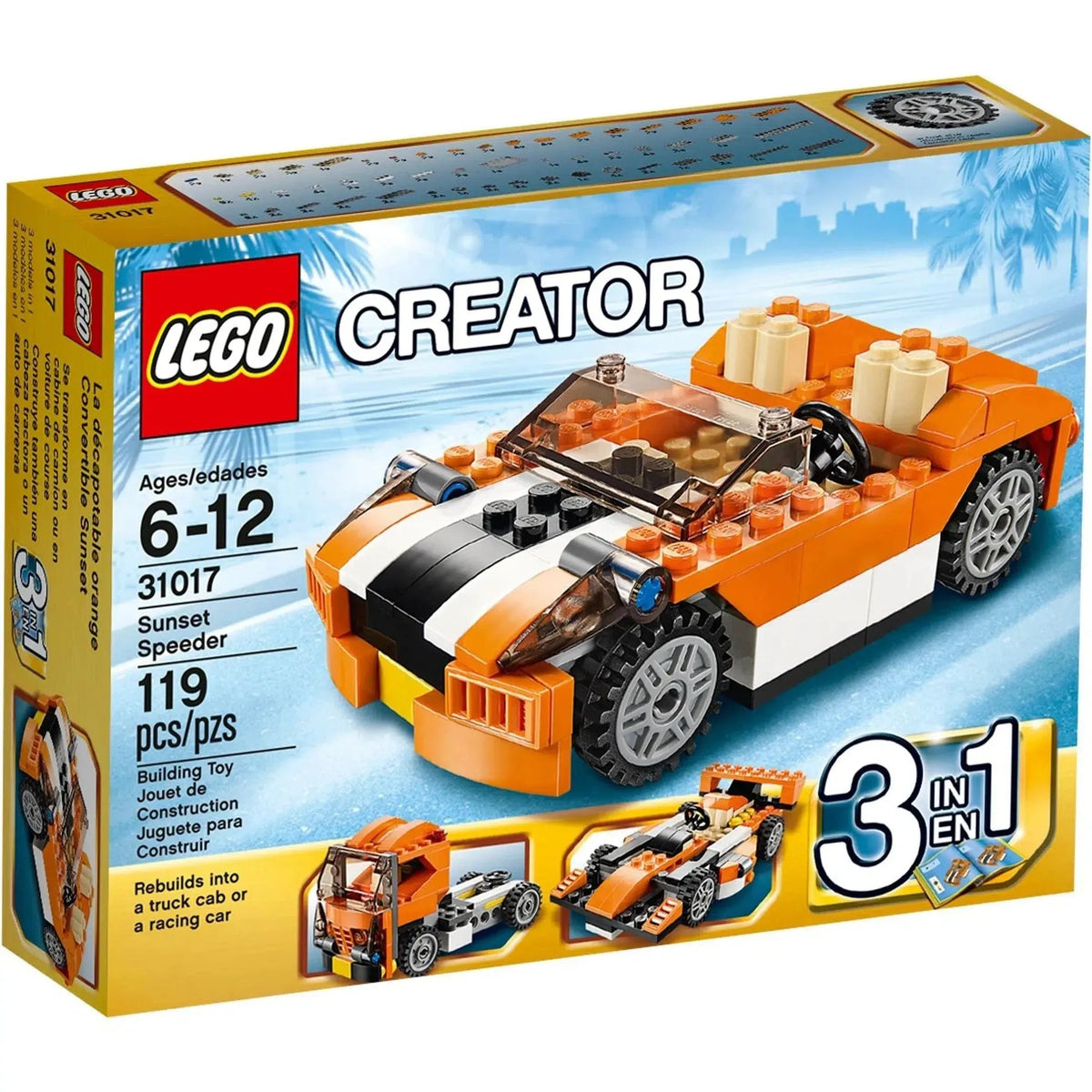 LEGO [Creator] - Sunset Speeder Building Set - 3 in 1 Series (31017 ...