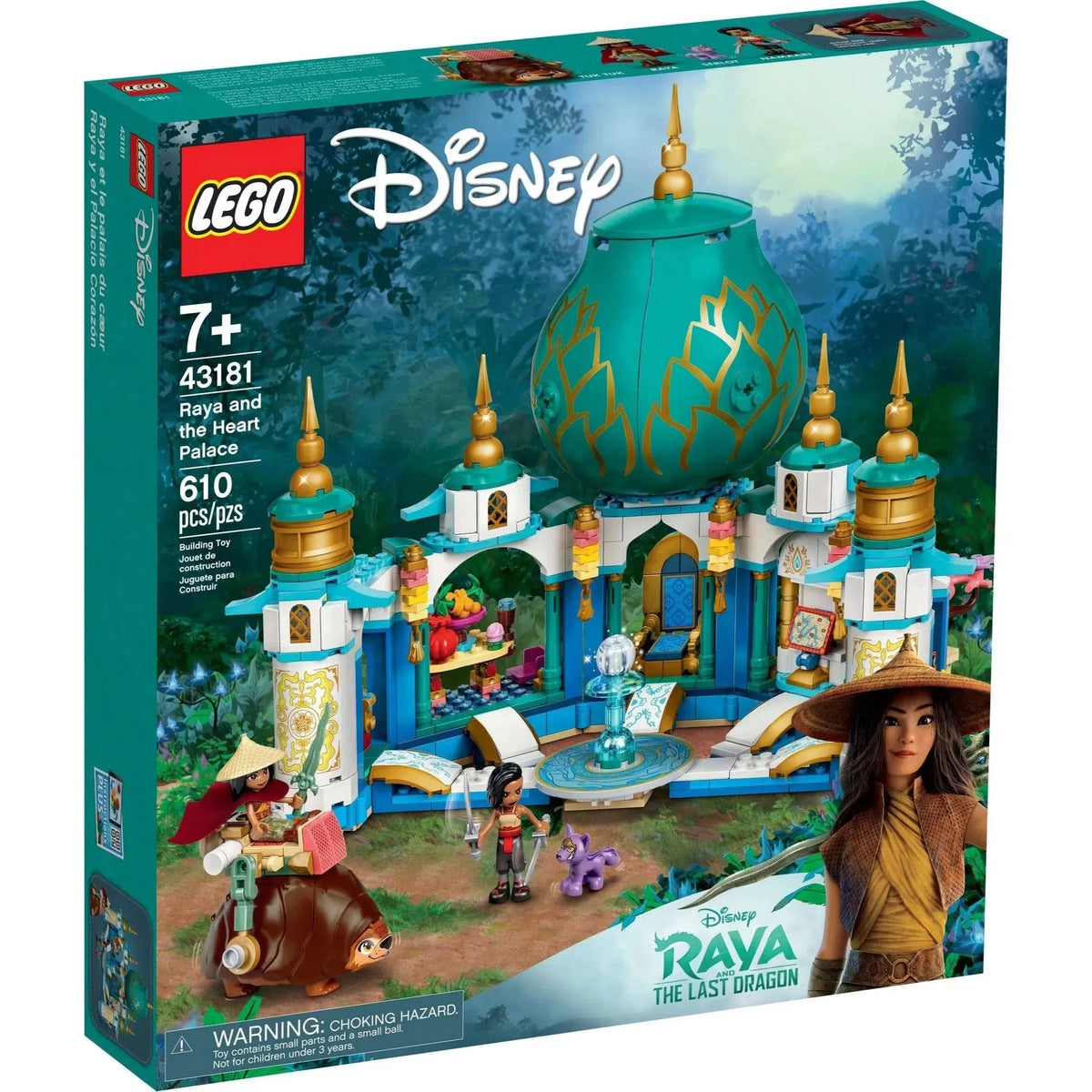 LEGO [Disney] - Raya and the Heart Palace Building Set - Raya and the ...