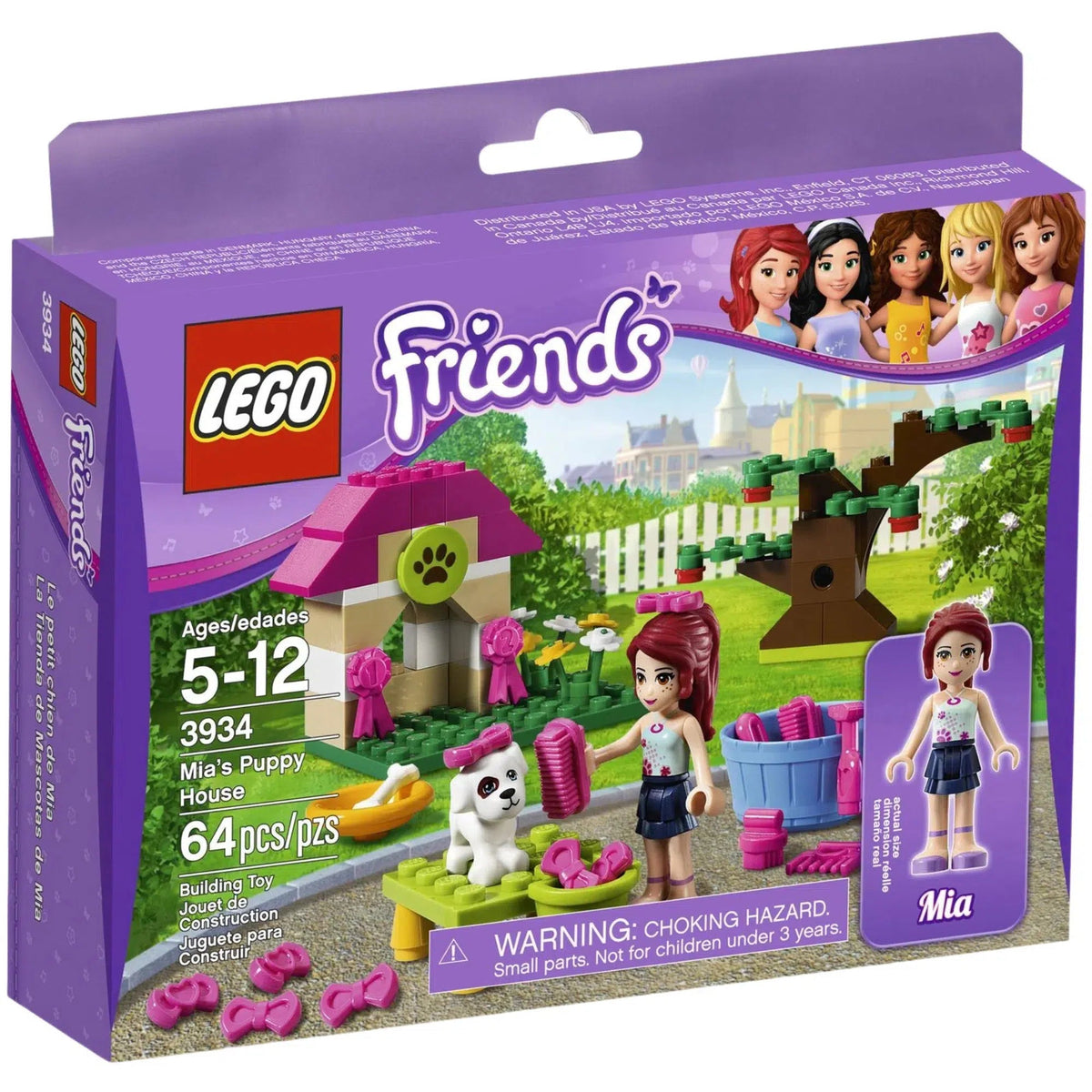 LEGO [Friends] - Mia's Puppy House Building Set - Pets Series (3934 ...