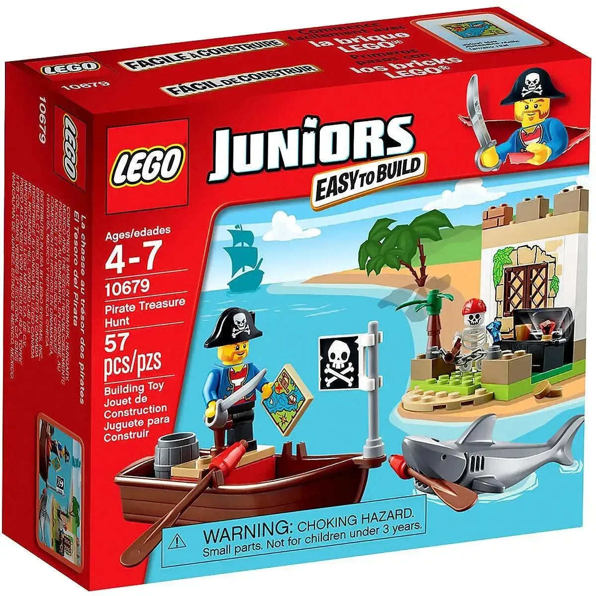 LEGO [Juniors] - Pirate Treasure Hunt Set - Fantasy (10679) — Poggers