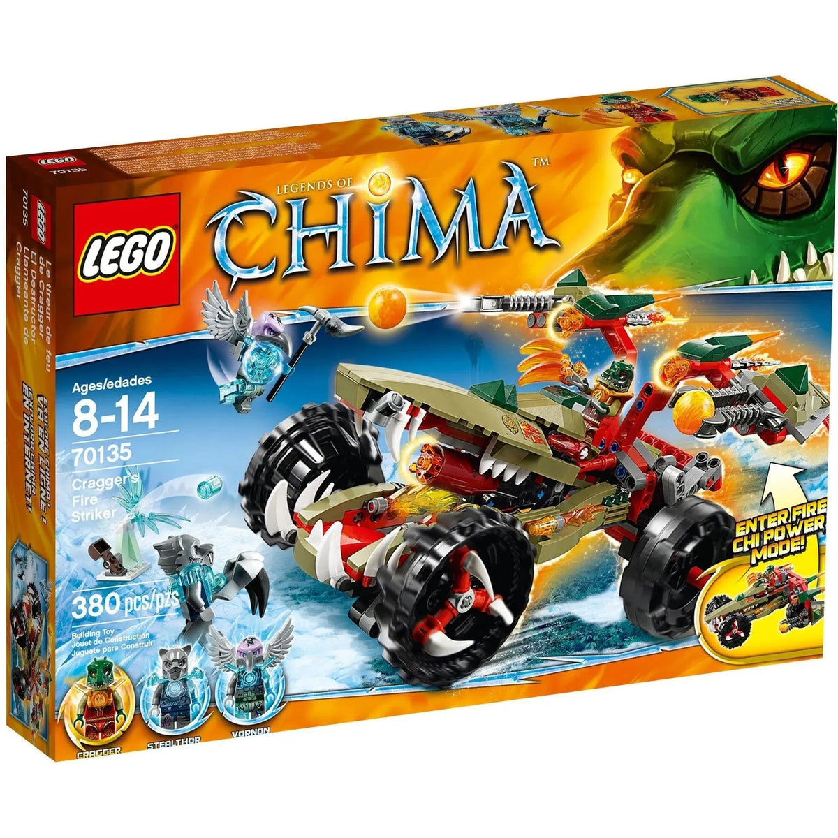 LEGO [Legends of Chima] - Cragger's Fire Striker Building Set - Fire v ...