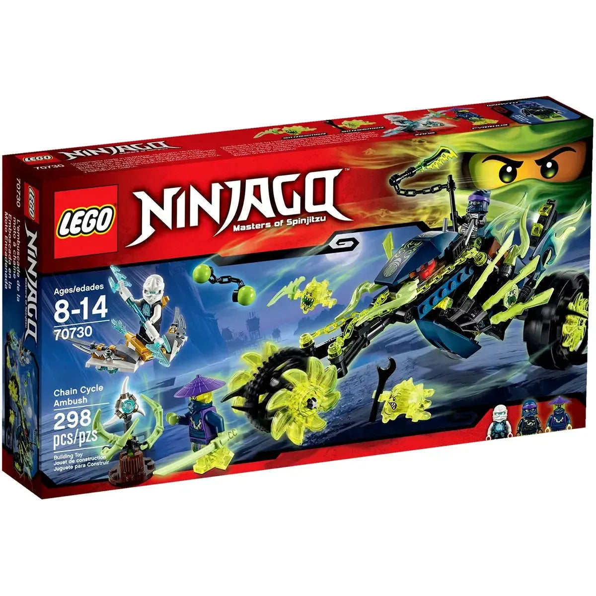 LEGO [Ninjago] - Chain Cycle Ambush Set - Possession (70730) — Poggers