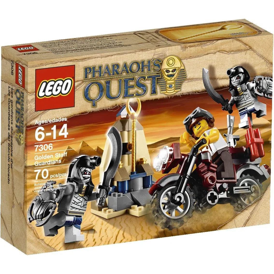 LEGO [Pharaoh's Quest] - Golden Staff Guardians (7306) — Poggers