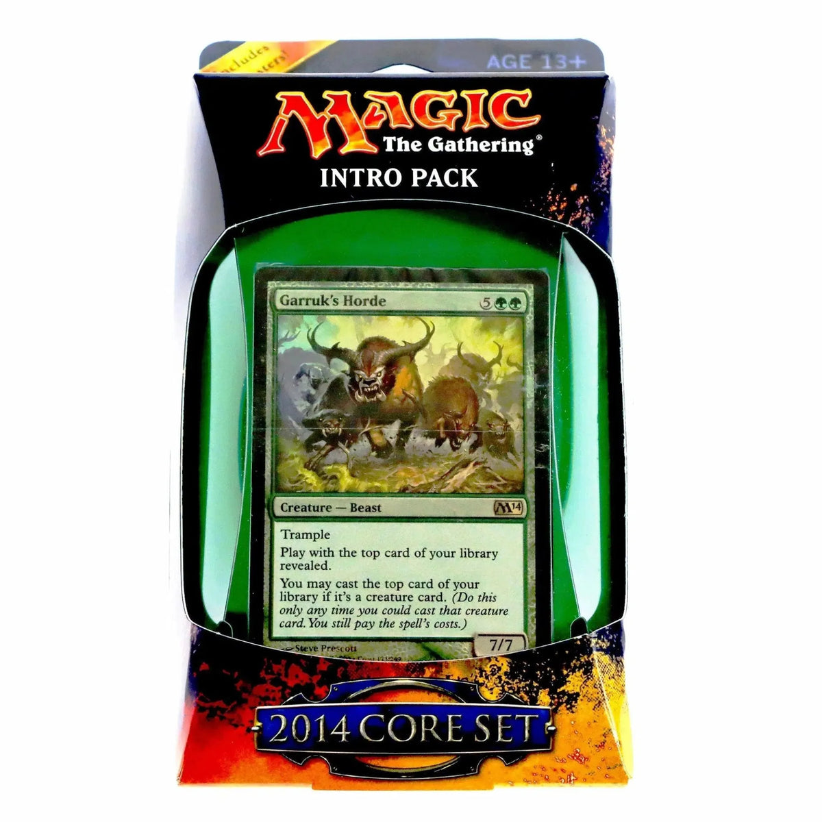 Magic: The Gathering [Core Set 2014] - Bestial Strength Intro Pack (Th ...