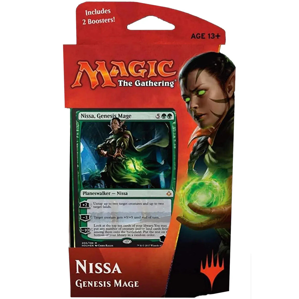 Magic: The Gathering [Hour of Devastation] - Nissa, Genesis Mage Plane — Poggers