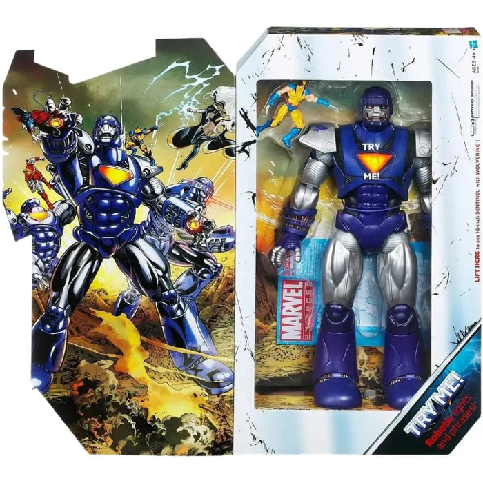 Marvel X-Men Sentinel & Wolverine Interactive Figure- Hasbro — Poggers