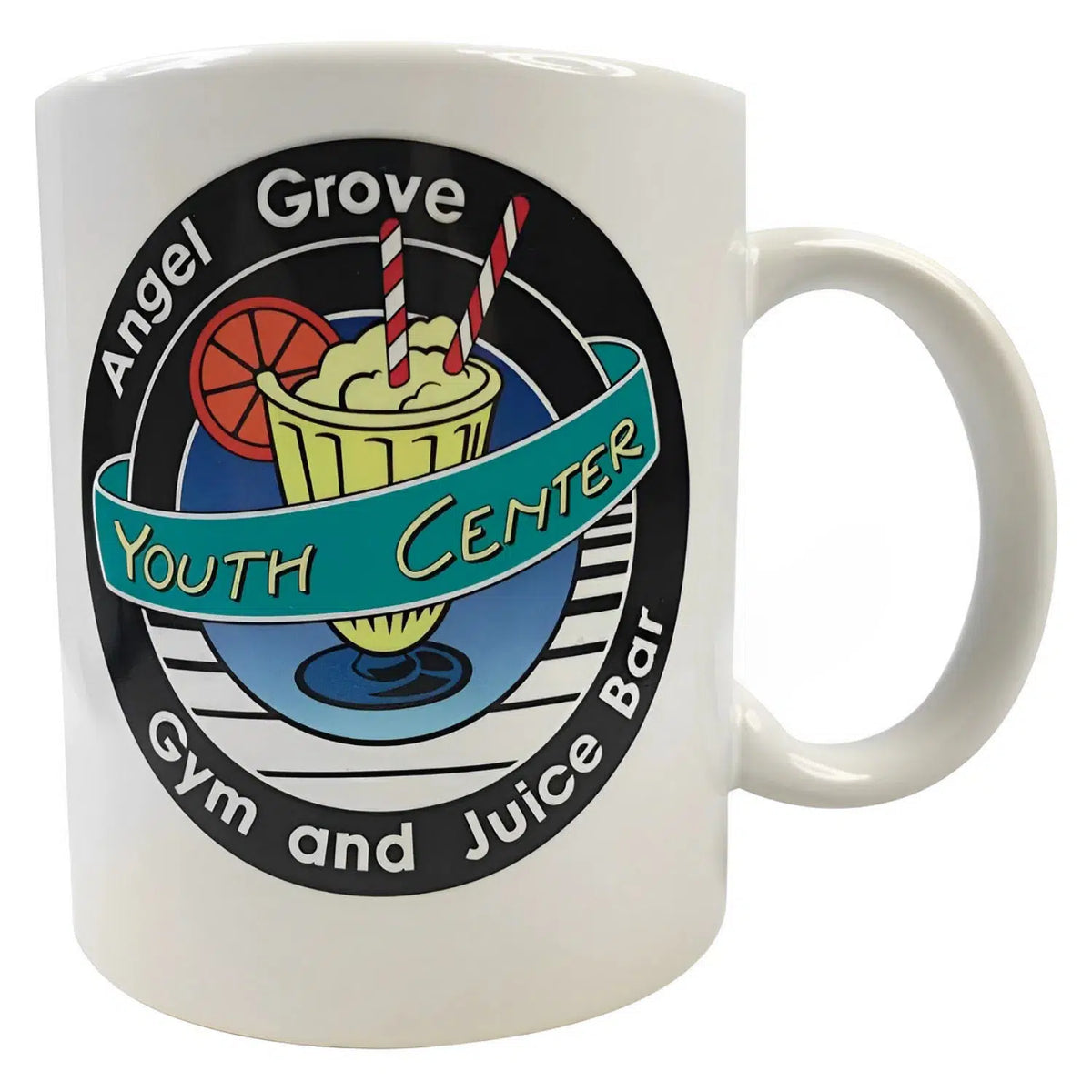 Mighty Morphin Power Rangers - Angel Grove Youth Center Mug (11 oz ...