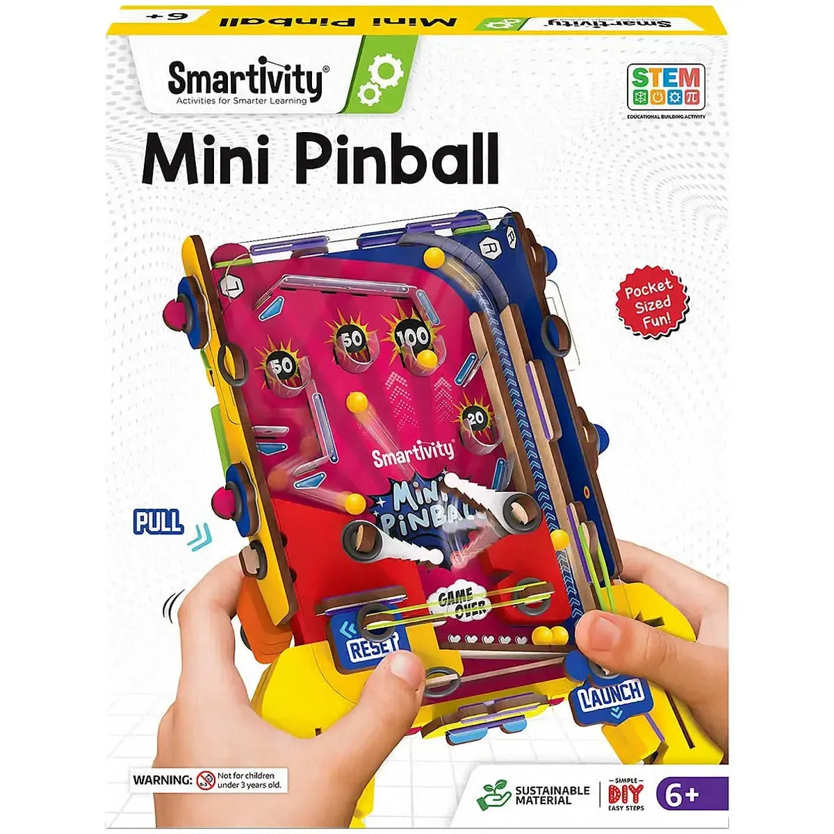 Mini Pinball Machine-STEM Toy Game Building Set - Smartivity — Poggers