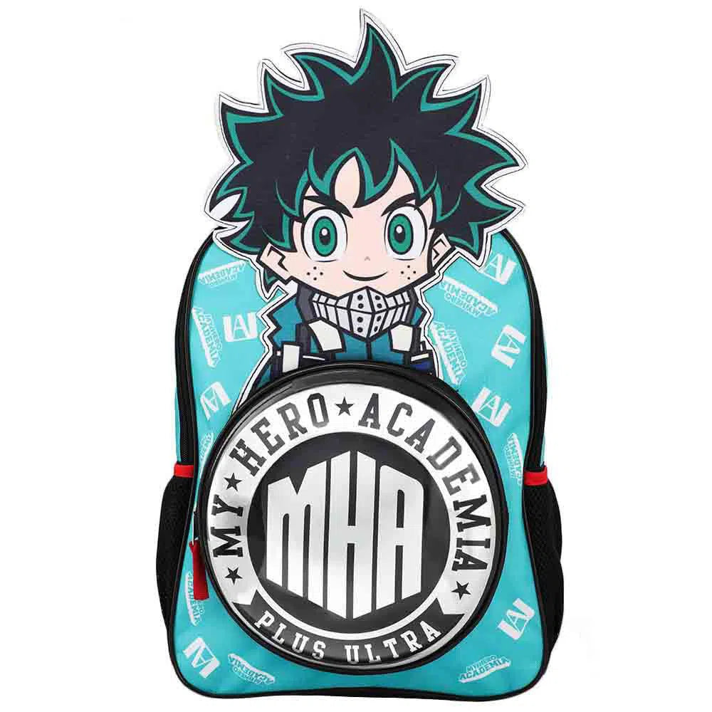 My Hero Academia - Chibi Deku "MHA" Backpack (Die Cut) - Bioworld — Poggers