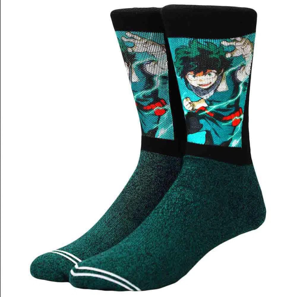 My Hero Academia - Deku Crew Socks (Sublimated) - Bioworld — Poggers