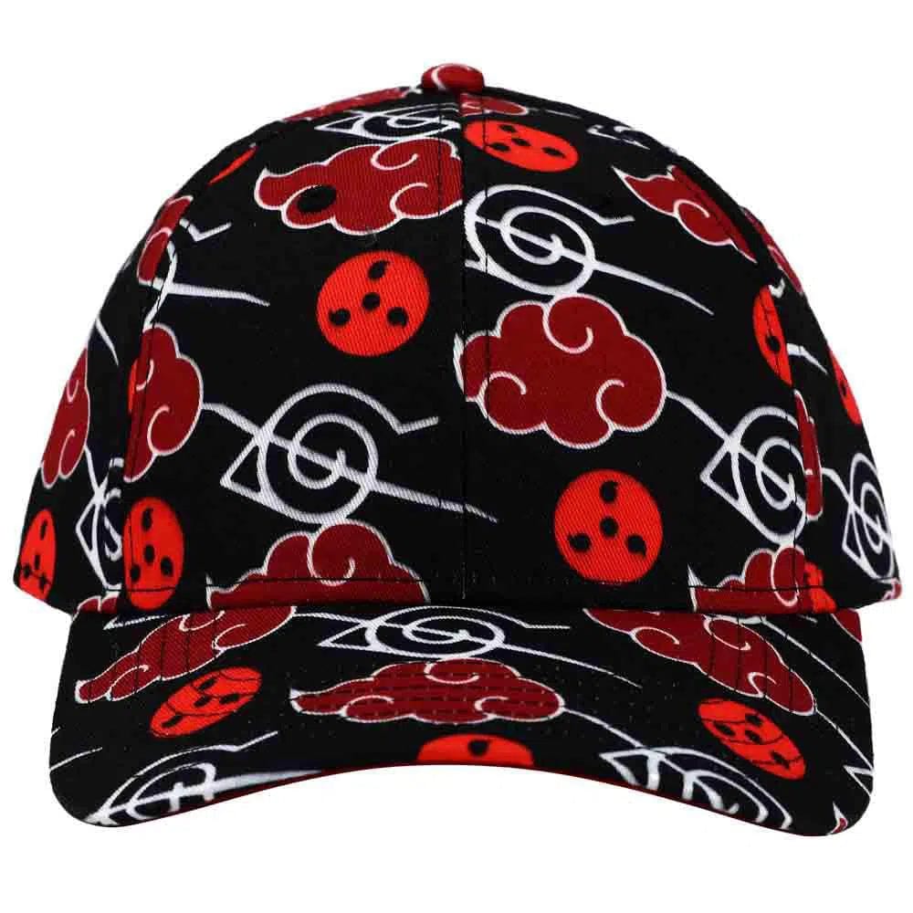 Naruto - Akatsuki Cloud, Sharingan & Anti-Leaf Village Hat (Sublimated ...