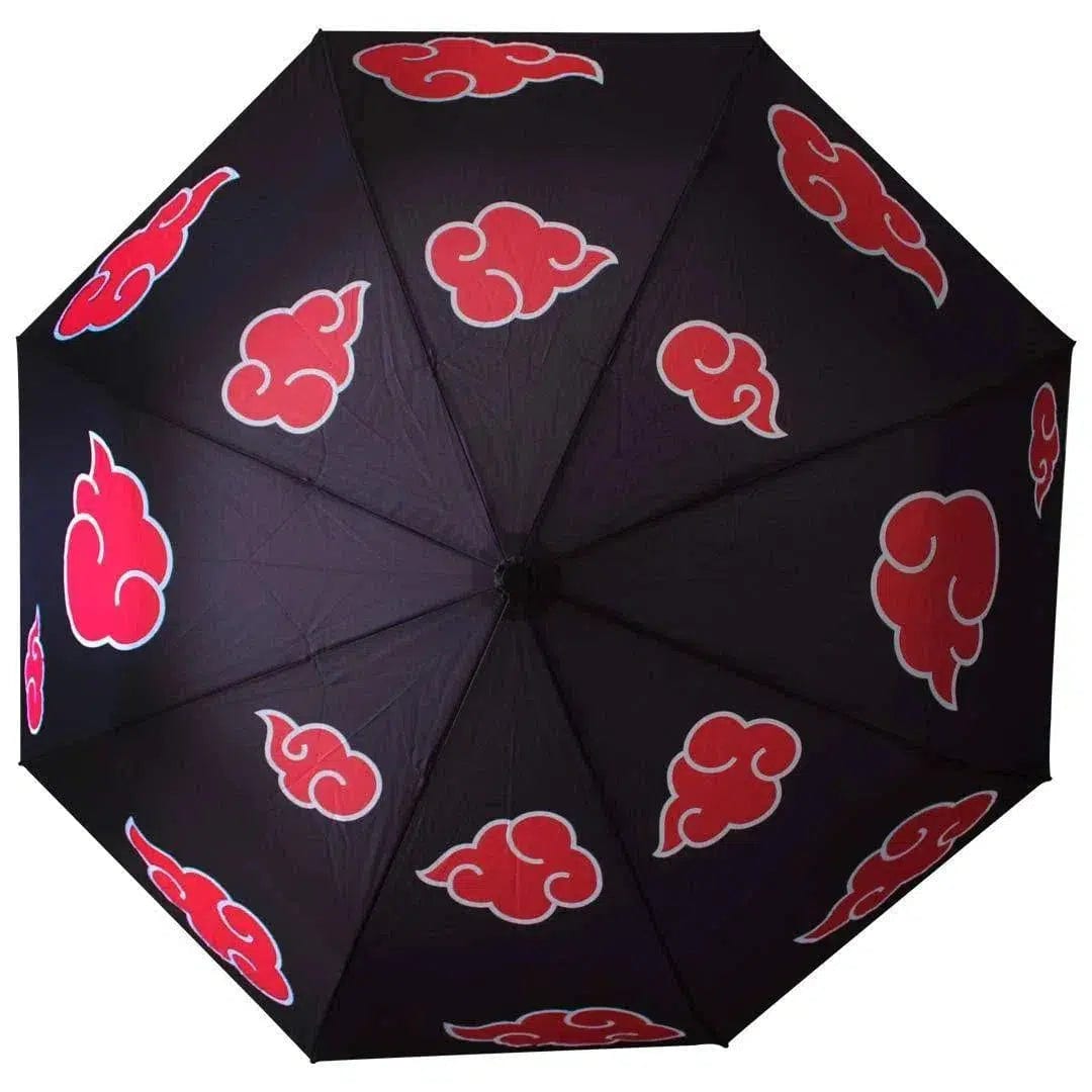 Naruto Shippuden - Akatsuki Red Cloud Pattern Umbrella (Polyester) - A ...