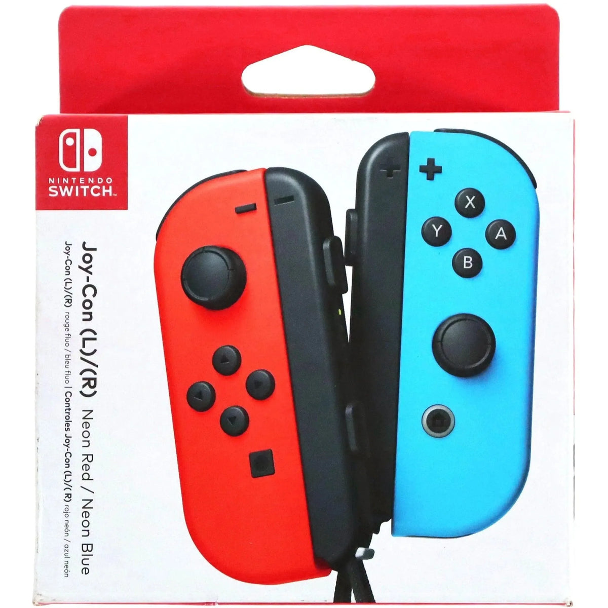 Nintendo Switch Joy-Con (Neon Red/Neon Blue Version) - Official Ninten ...