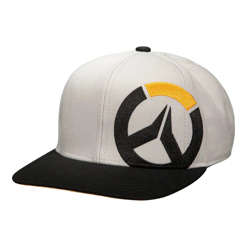 Overwatch - Logo Snapback Hat (White / Black) - J!NX — Poggers